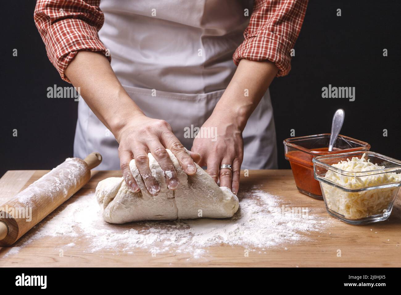 Dough press hi-res stock photography and images - Alamy