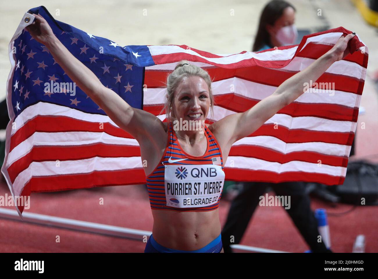 Elinor PURRIER ST PIERRE of USA, Final 3000 M Women during the World ...