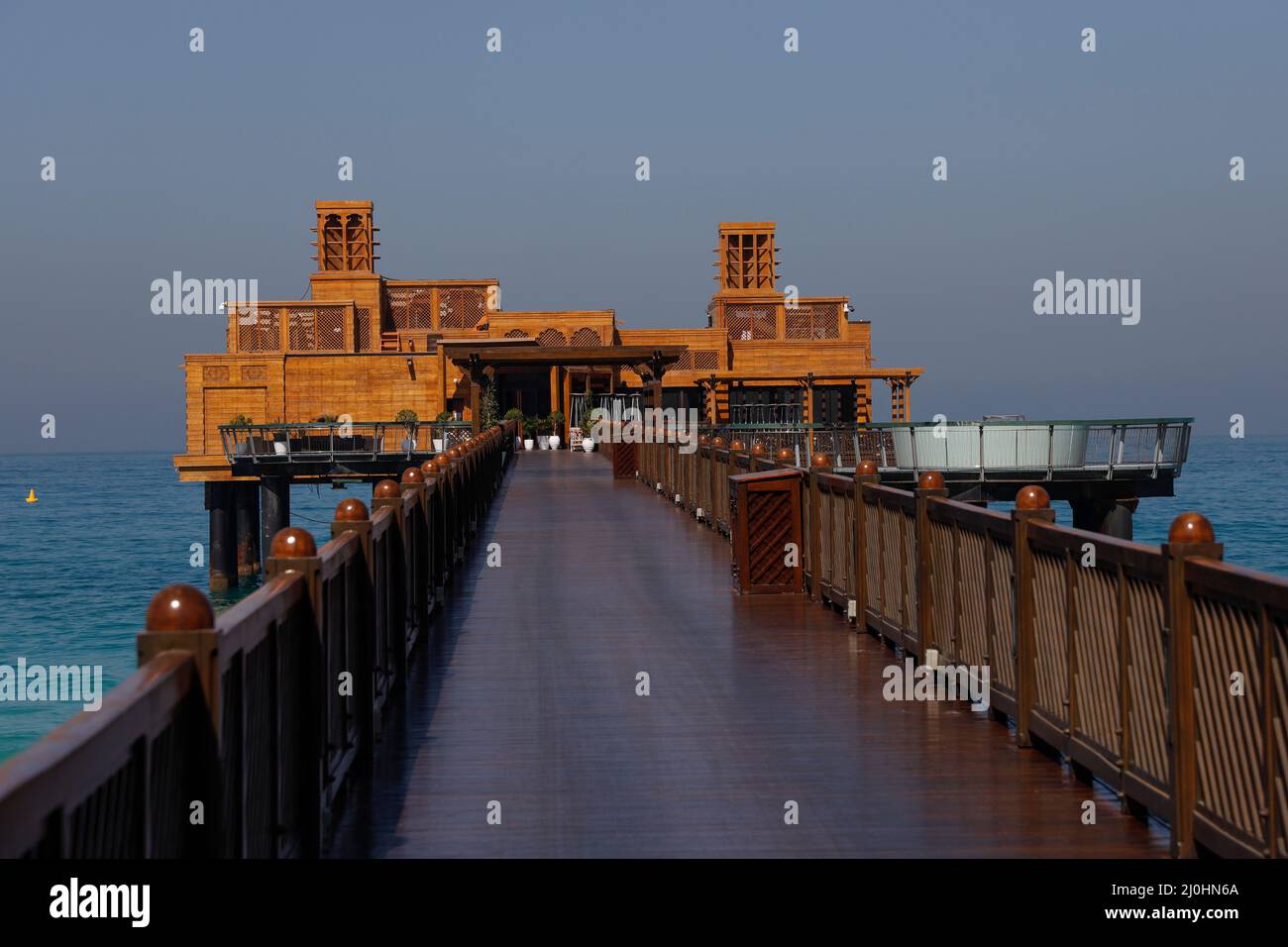 Pierchic restaurant in Dubai, United Arab Emirates Stock Photo - Alamy