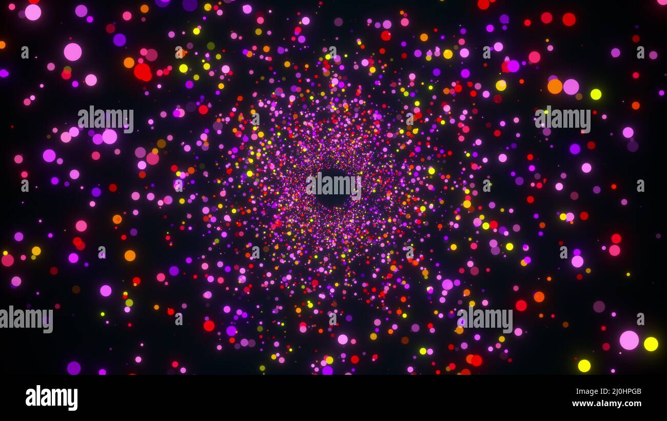 Multicolor tunnel computer generated hi-res stock photography and ...