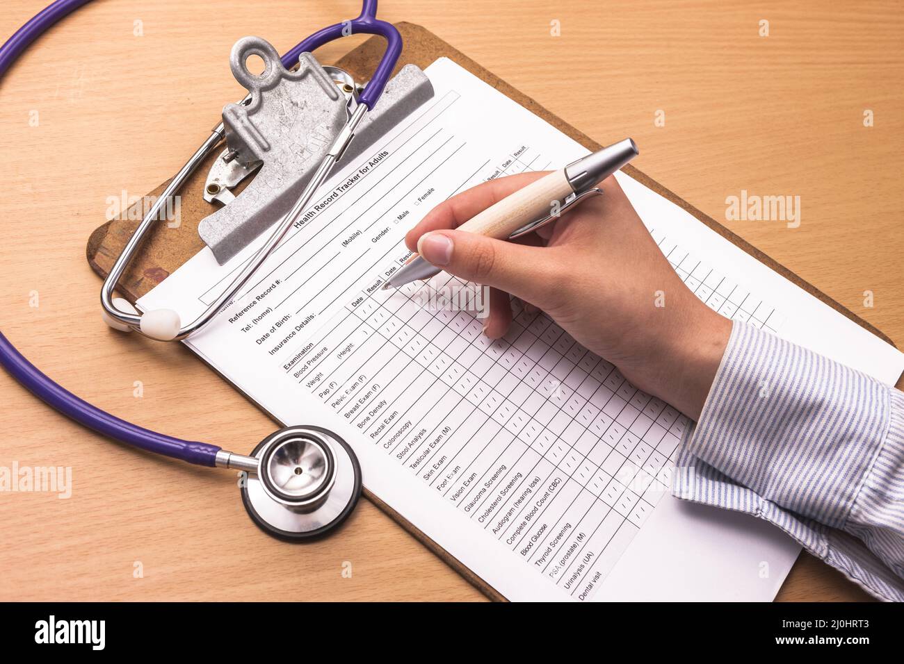 Medical record chart hi-res stock photography and images - Alamy