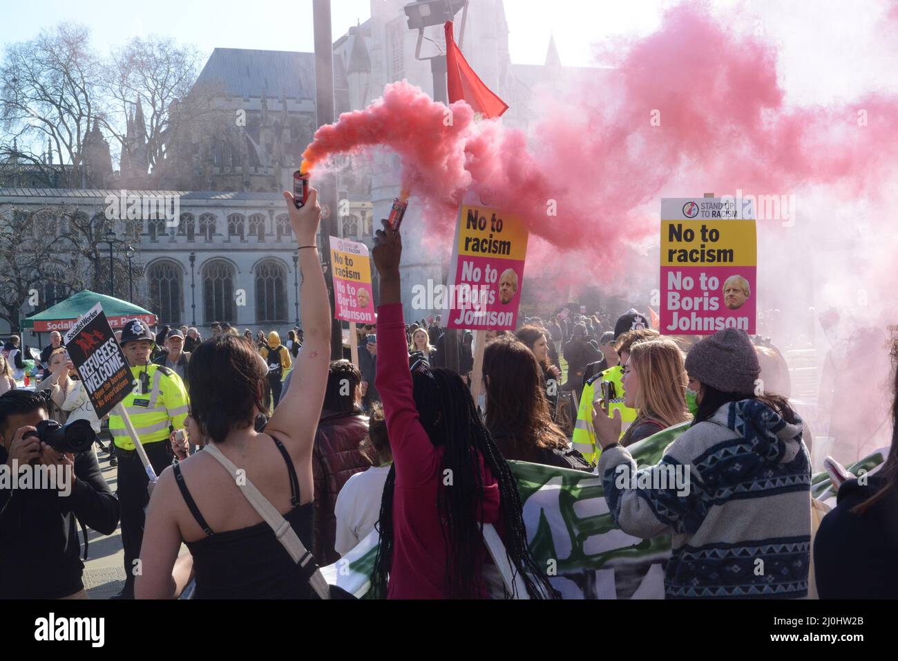 Anti Racism March Returns With A Larger Than Expected Numbers After The