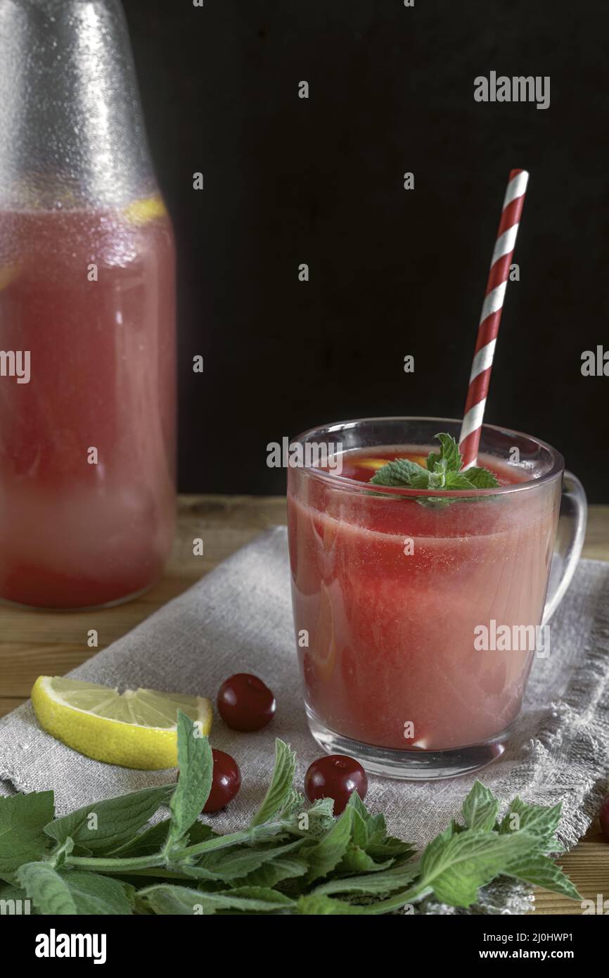 Lemon watermelon juice bottle hi-res stock photography and images - Alamy