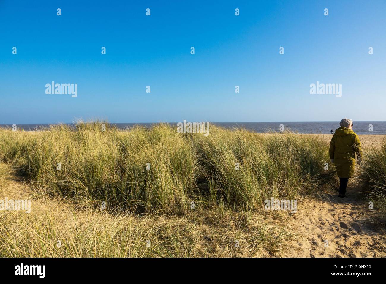 Beach California Norfolk, UK Stock Photo - Alamy