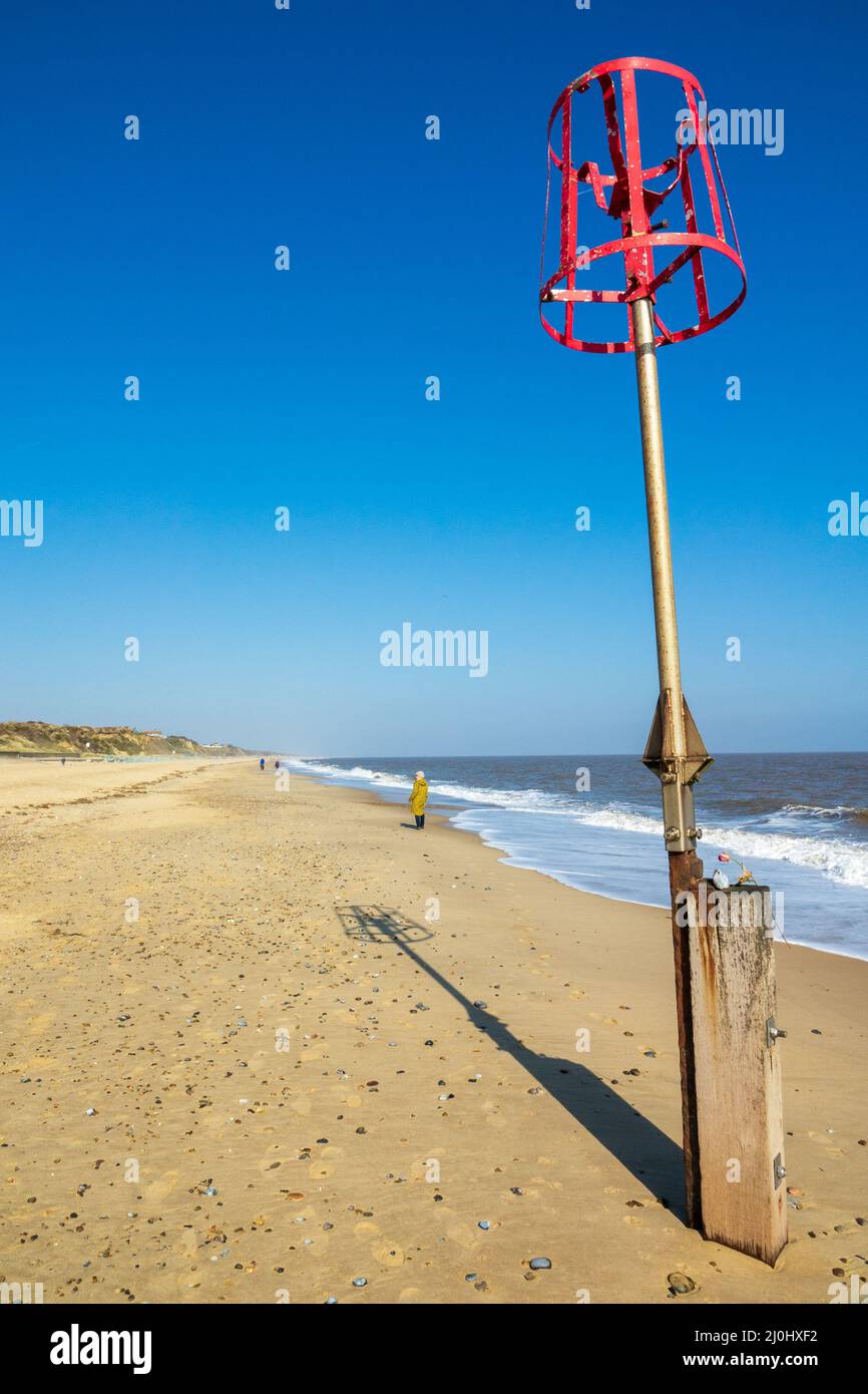Beach California Norfolk, UK Stock Photo - Alamy
