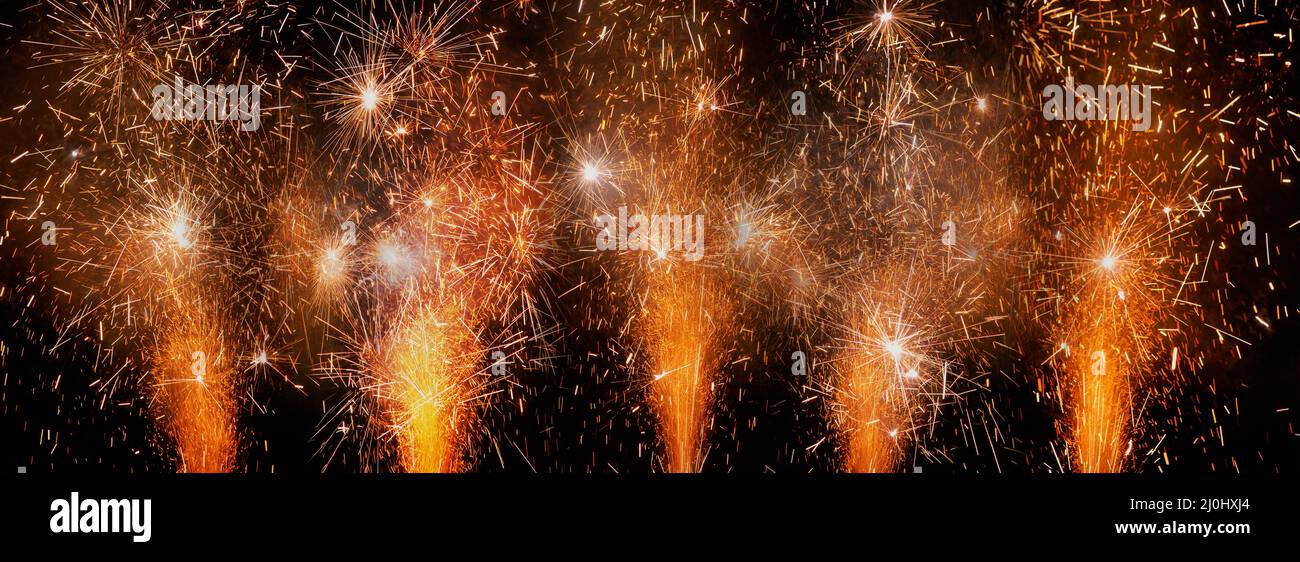 Flying fireworks rocket hi-res stock photography and images - Alamy