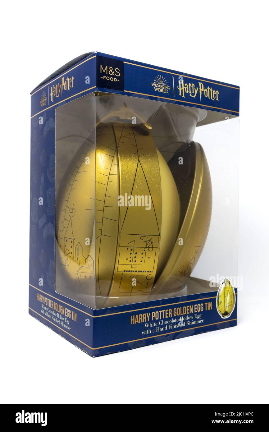 Harry Potter Golden Easter Egg Tin Stock Photo - Alamy