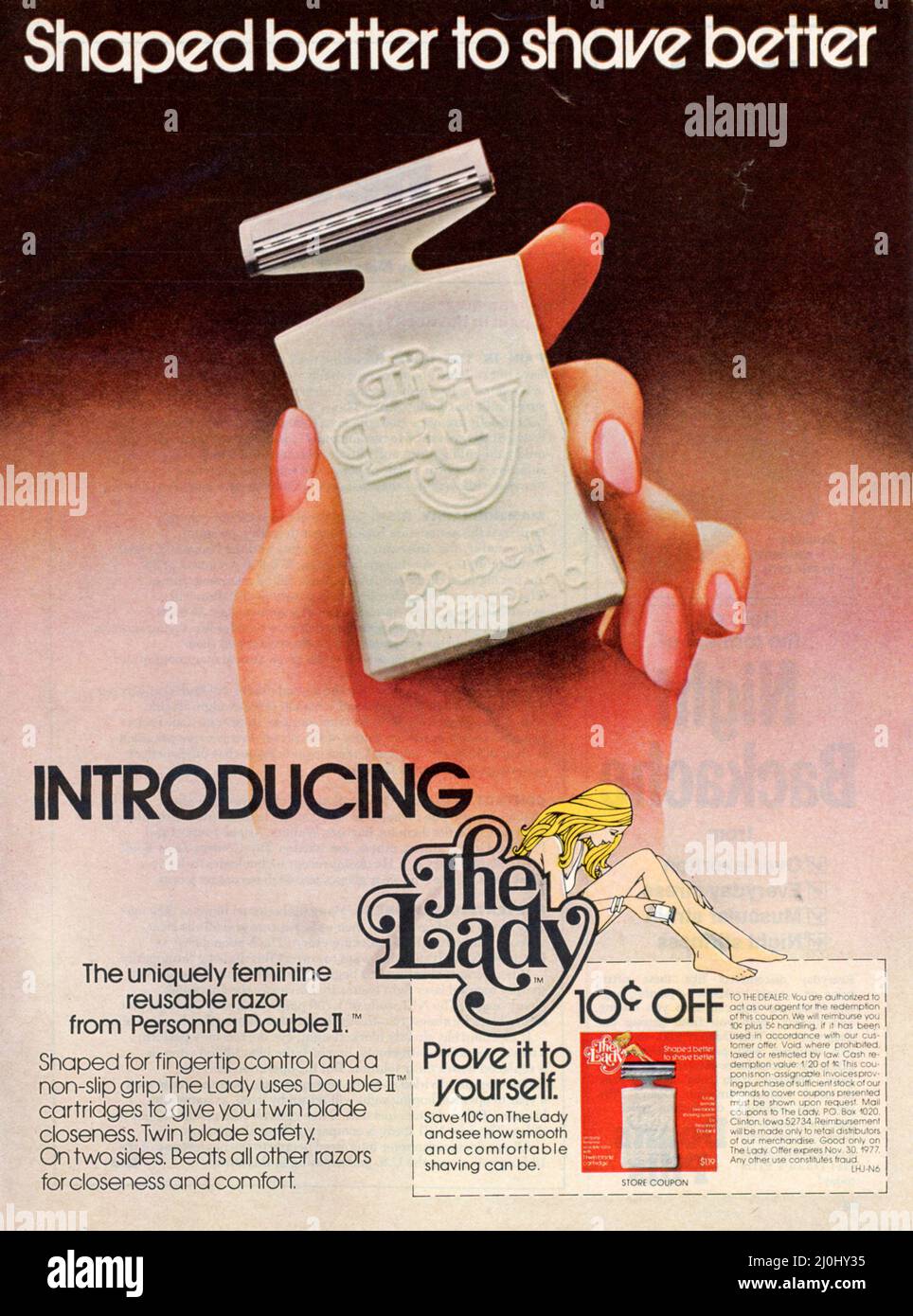 Vintage November 1976 "Ladies' Home Journal" Magazine Advert, USA Stock ...