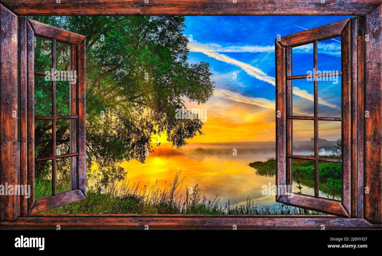 Bright window view hi-res stock photography and images - Alamy
