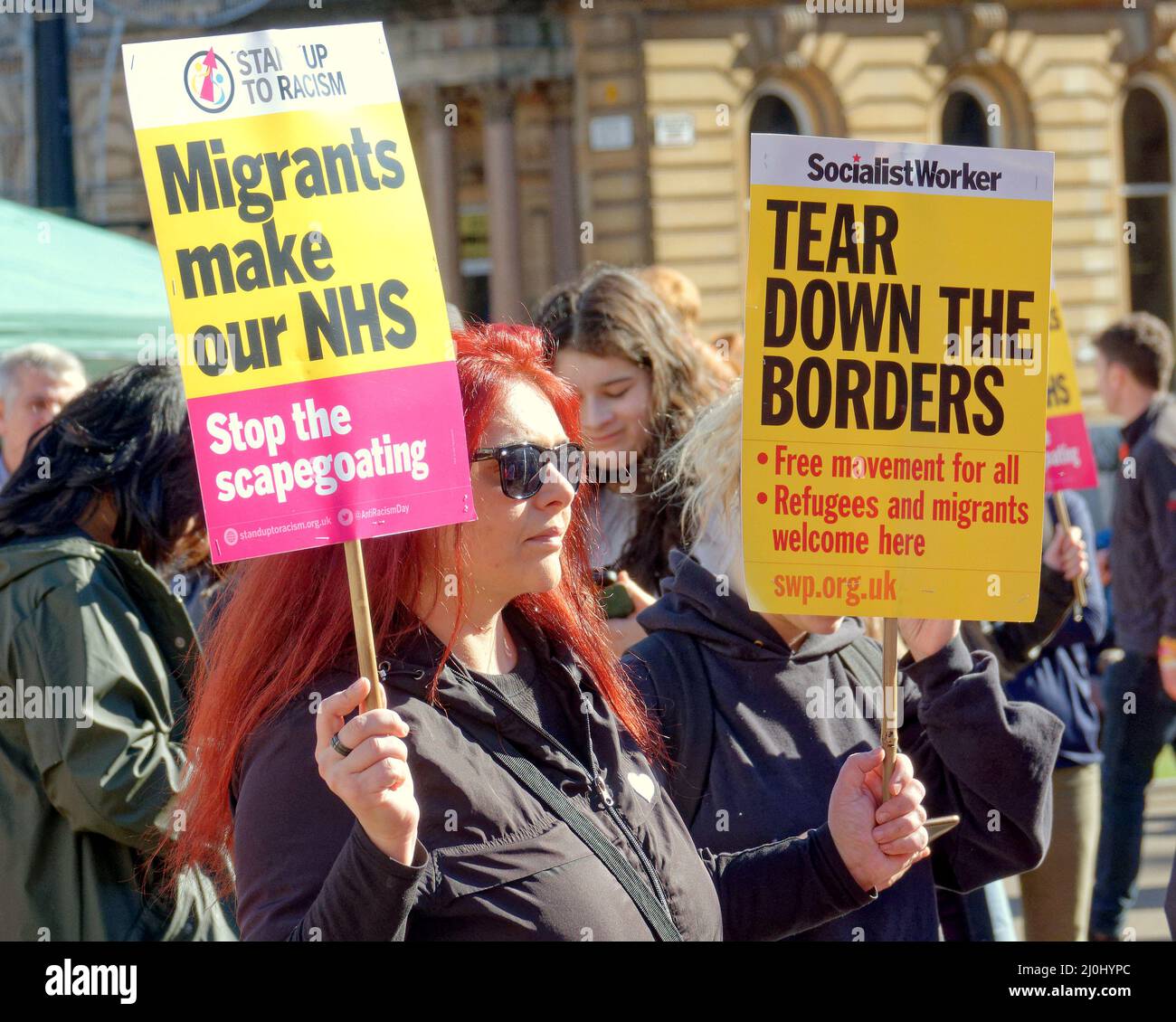 Support of immigrants hi-res stock photography and images - Alamy