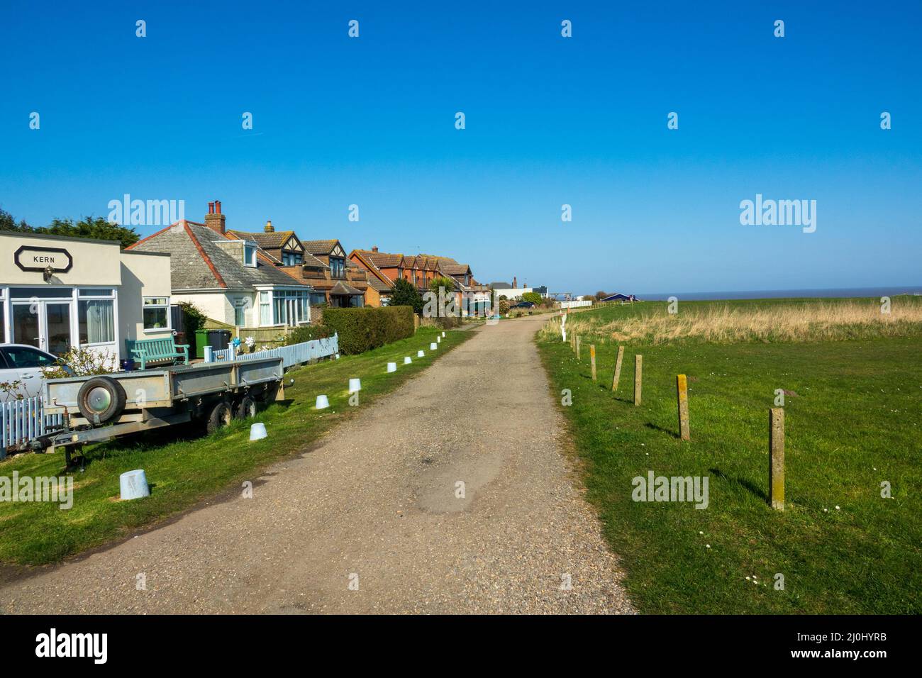 The Esplanade Scratby Stock Photo - Alamy