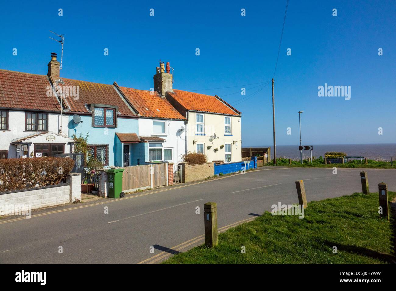 Beach Road Scratby Norfolk Stock Photo - Alamy