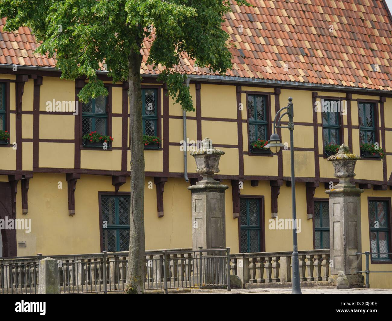 Old truss house in germany Stock Photo - Alamy