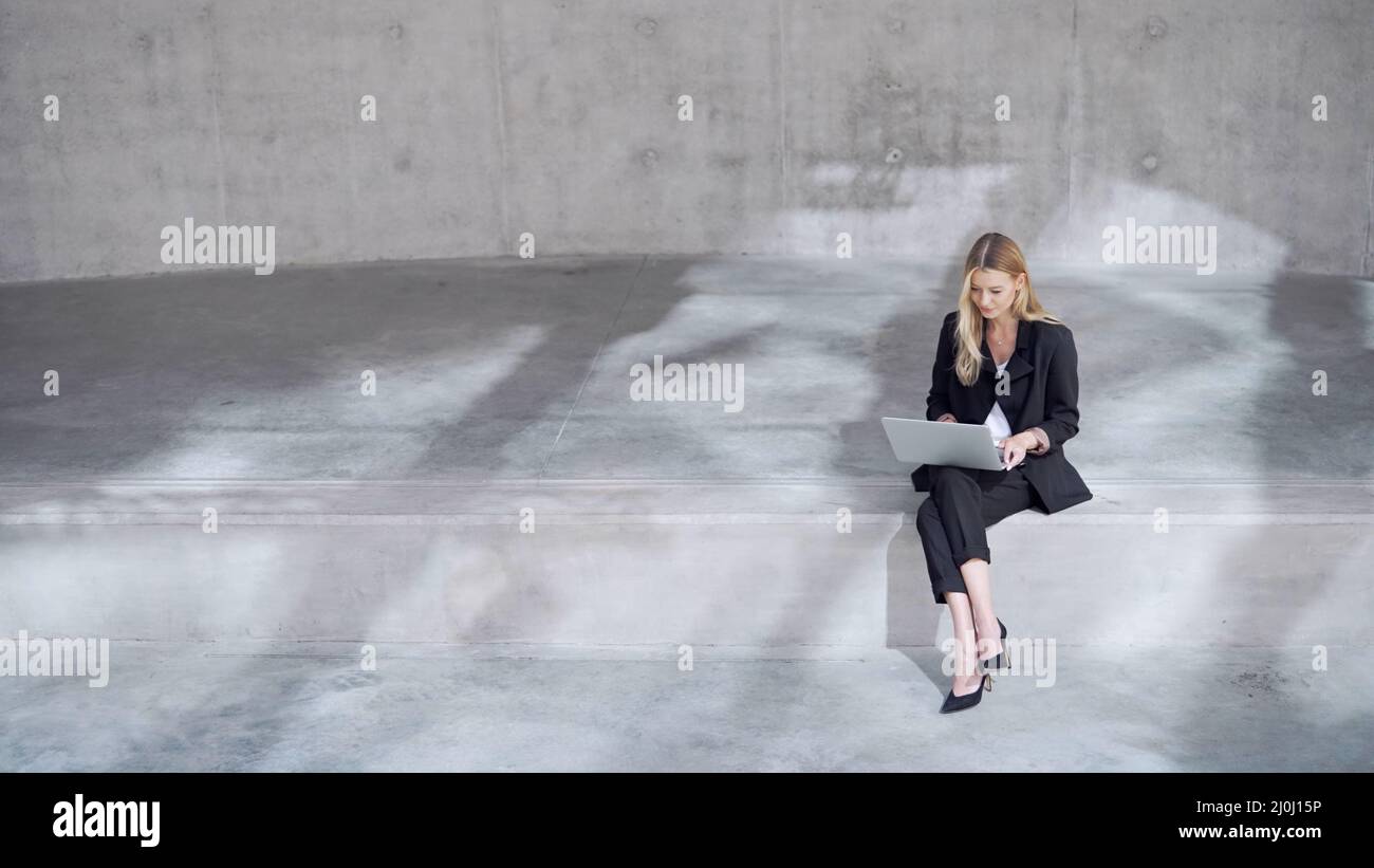 Female at concrete construction hi-res stock photography and images - Alamy