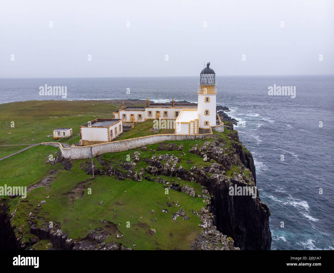 Neist point lighthouse aerial view hi-res stock photography and images ...