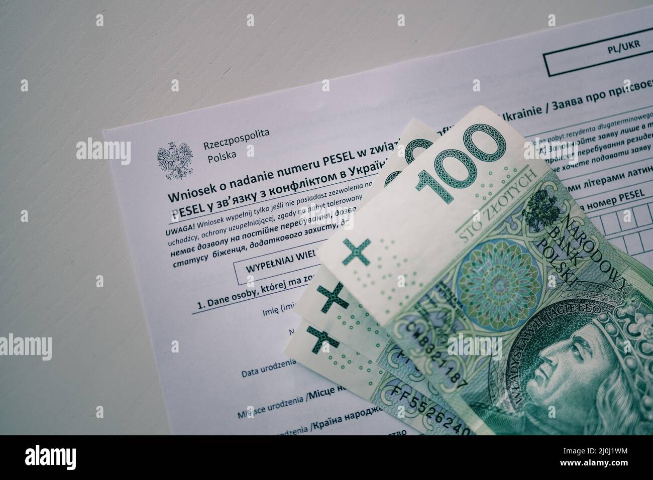 2022 Polish ID. PESEL. Personal Identification Number in Poland. Zloty ...