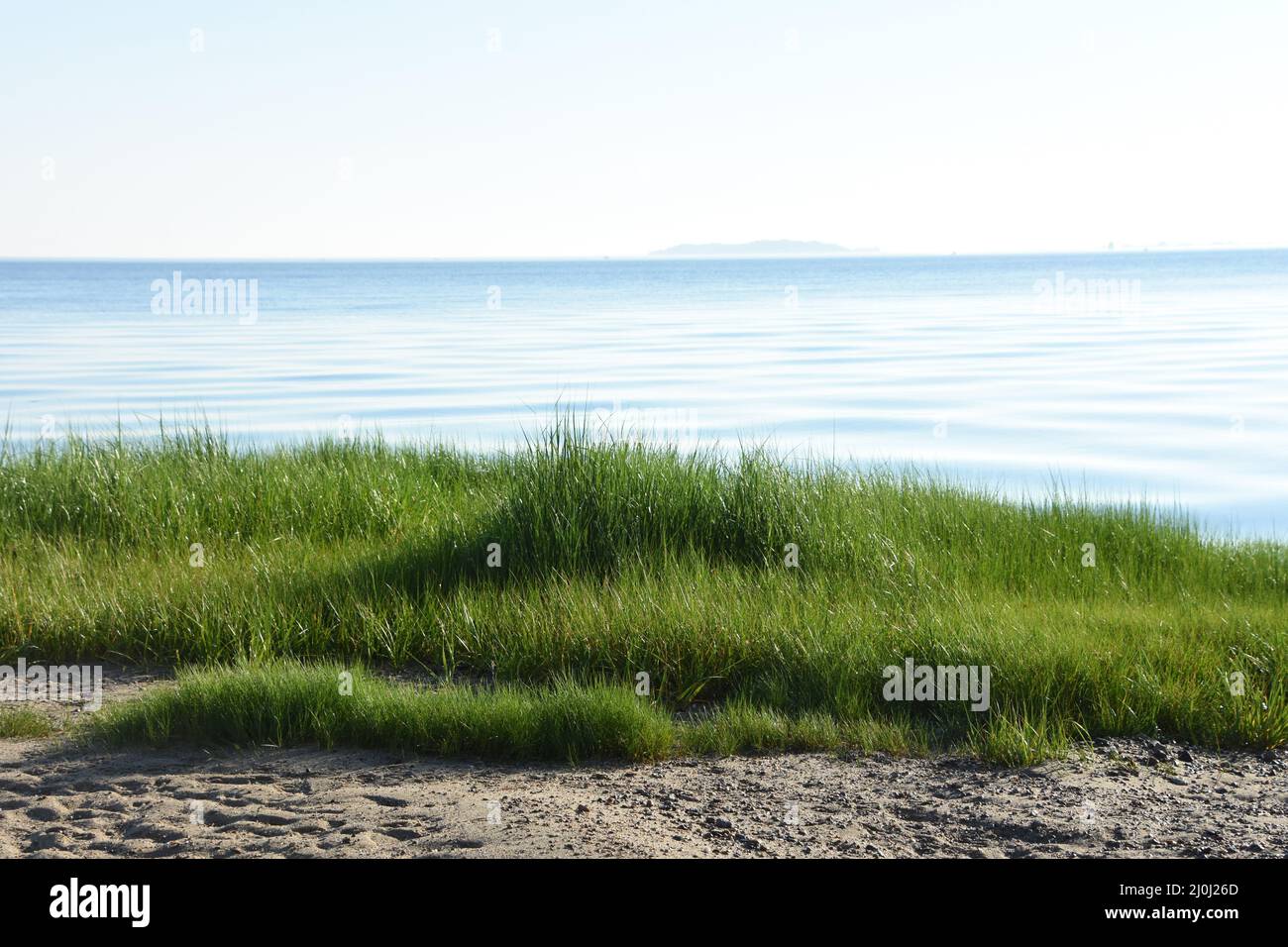 Beautiful scenic beach views along the shoreline of Plymouth ...