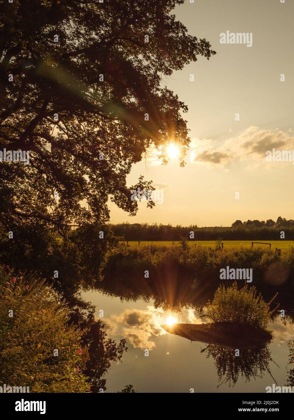 River aa in germany Stock Photo - Alamy