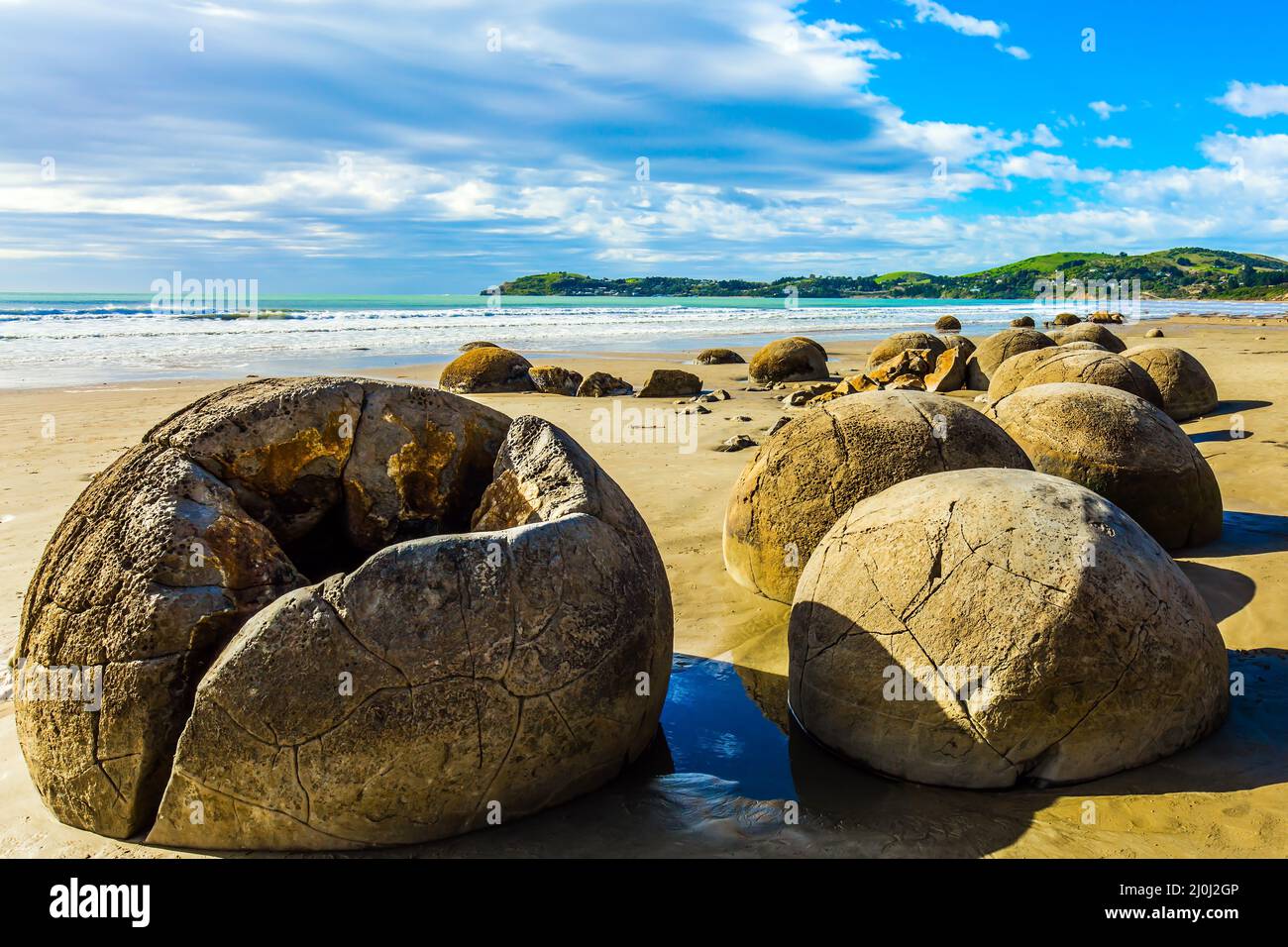 The large spherical boulders Stock Photo - Alamy