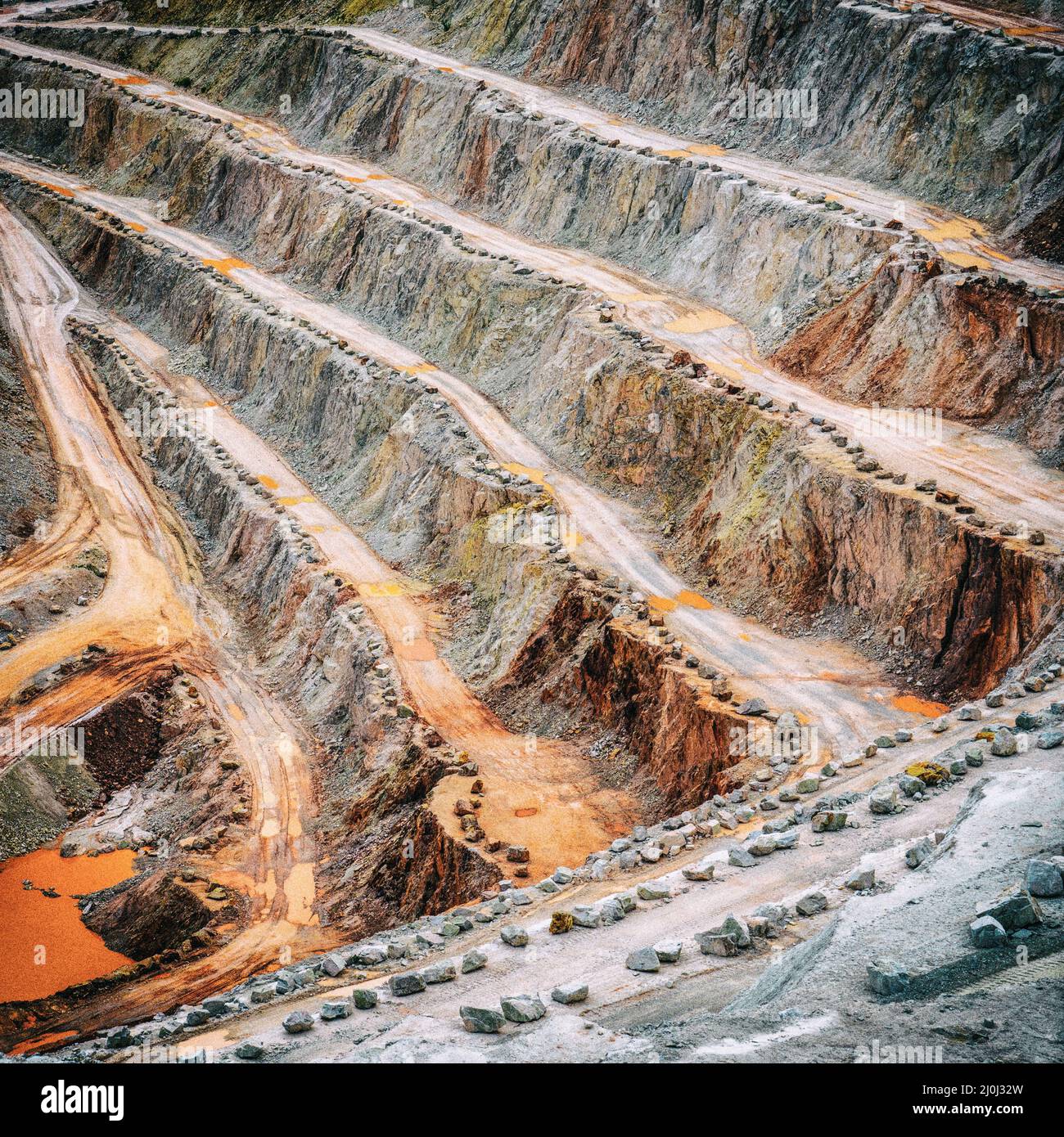 Quartzite quarry in the Taunus Stock Photo - Alamy
