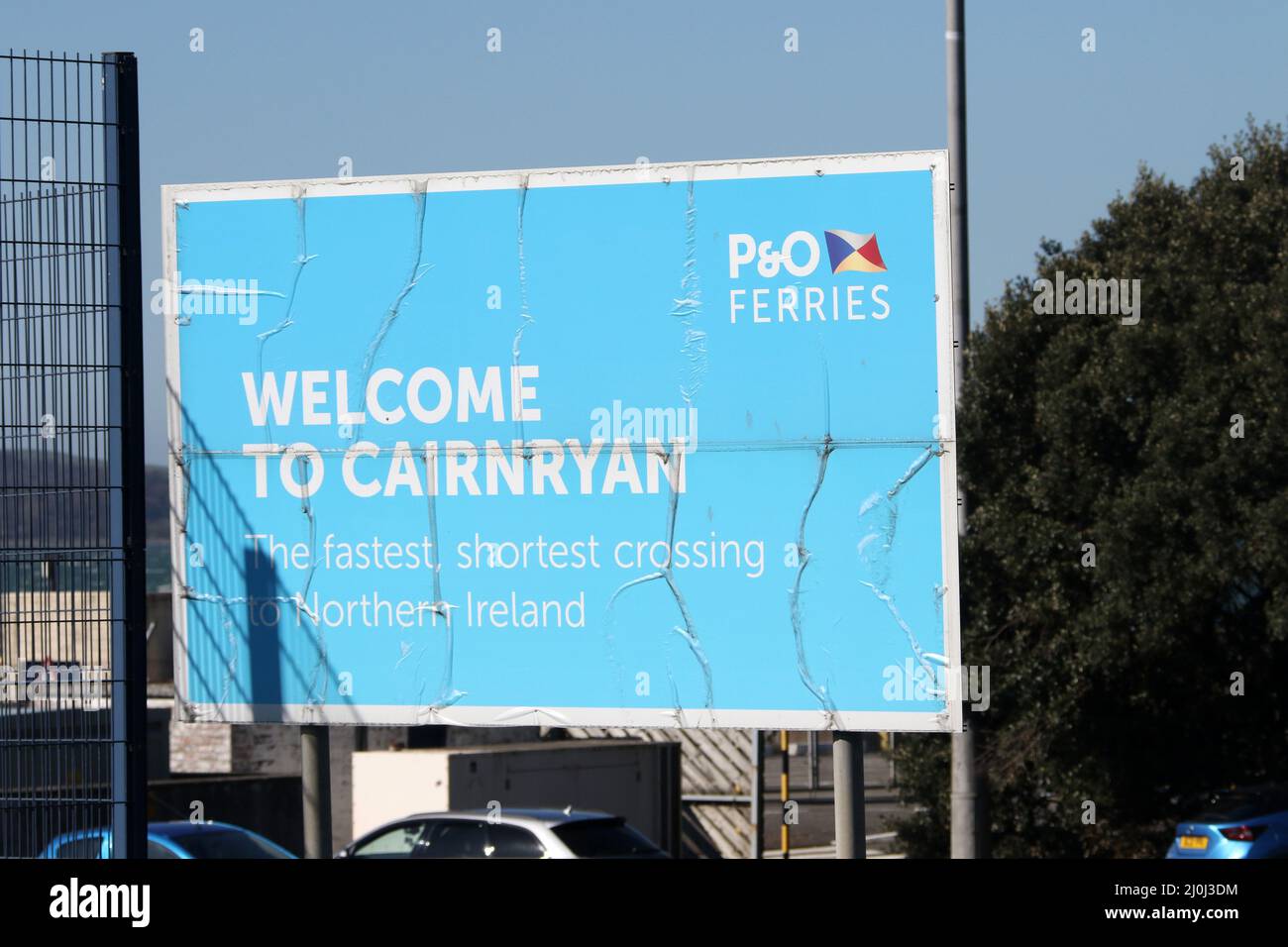 Cairnryan Port, Dumfries & Galloway, Scotland, UK. 19 Mar 2022. Credit ...