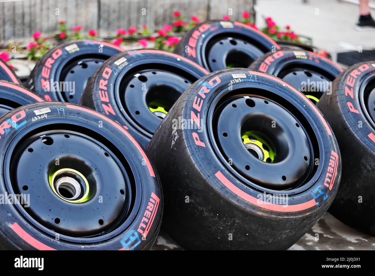 Pirelli tyres. Bahrain Grand Prix, Saturday 19th March 2022. Sakhir ...
