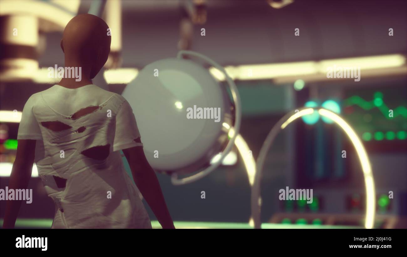 Lost patient in MRI laboratory Stock Photo - Alamy