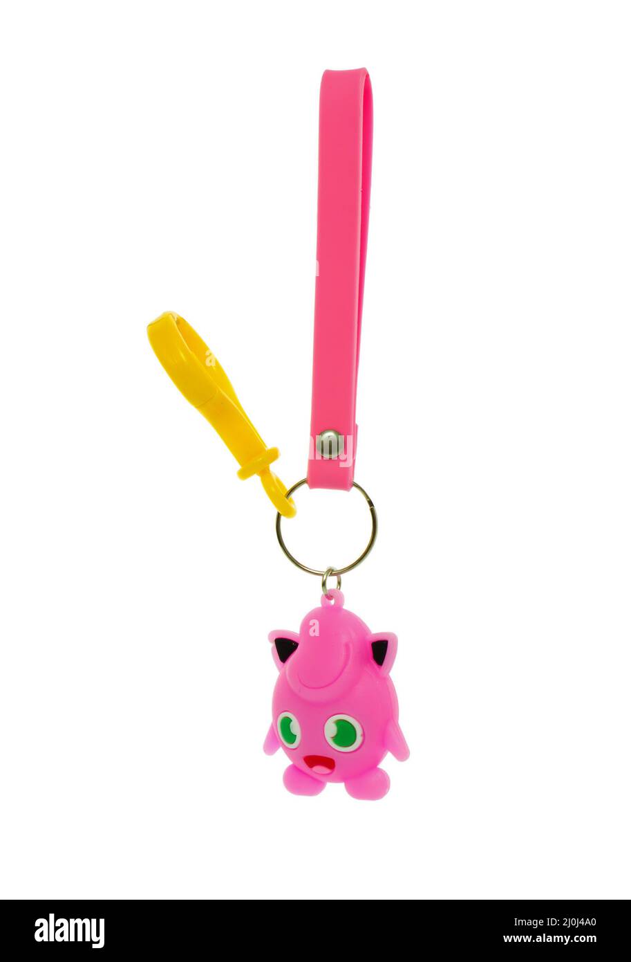 keychain toy for keys isolated on white background Stock Photo - Alamy