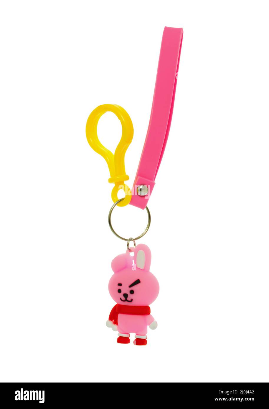 keychain toy for keys isolated on white background Stock Photo - Alamy