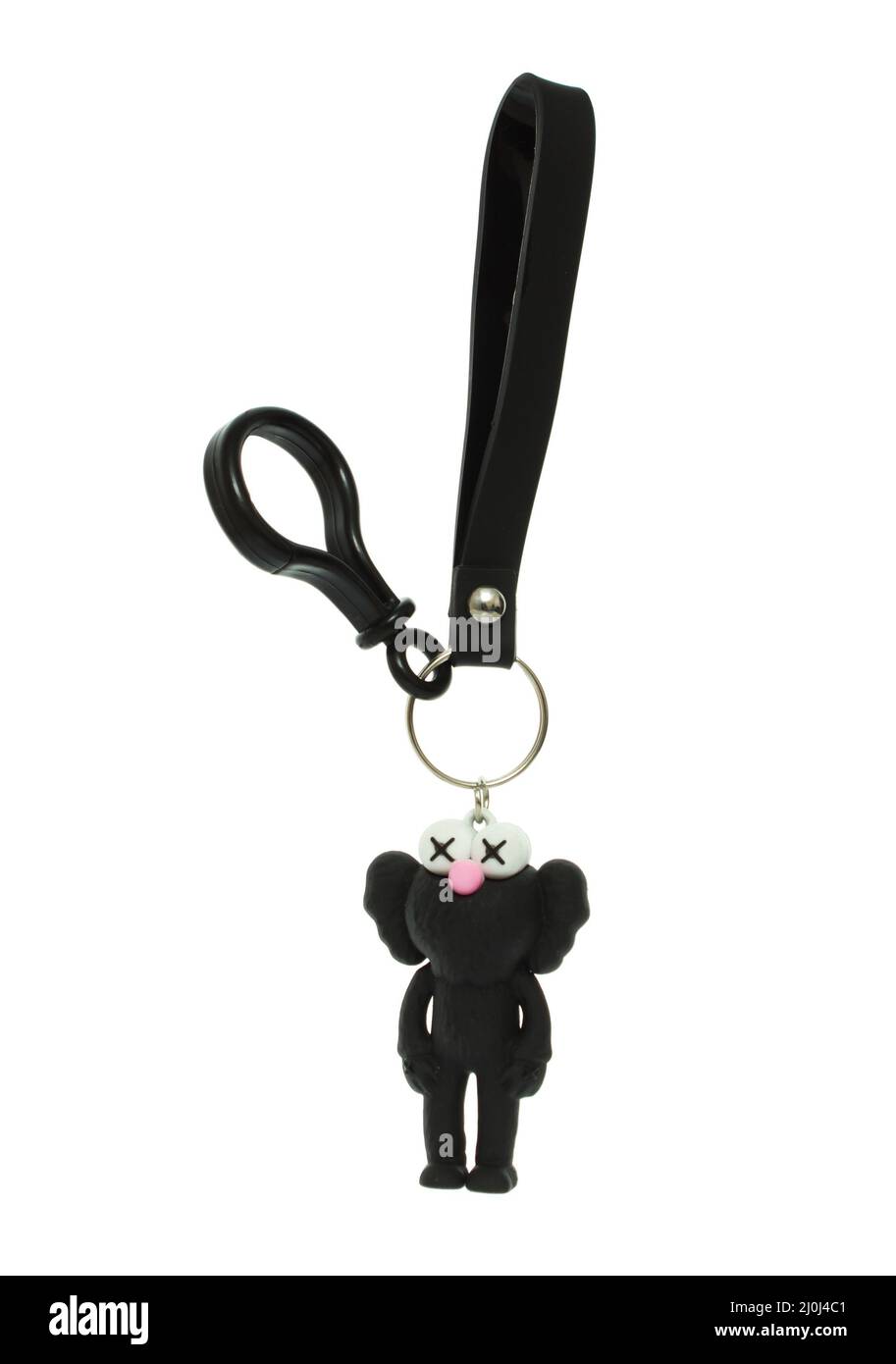 keychain toy for keys isolated on white background Stock Photo - Alamy