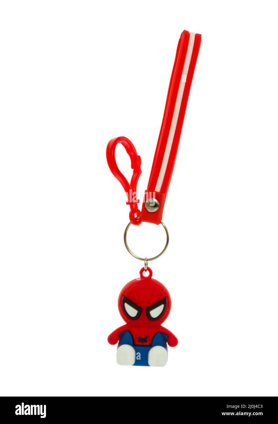 keychain toy for keys isolated on white background Stock Photo - Alamy