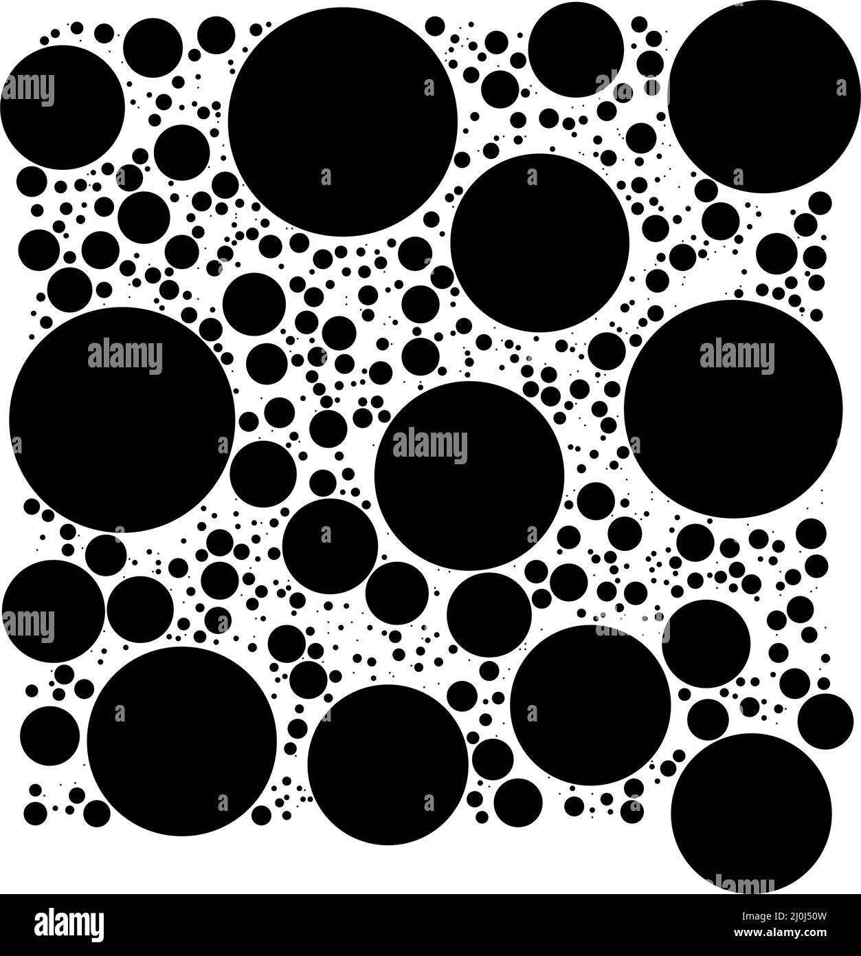 Random circles vector pattern, texture - stock vector illustration ...