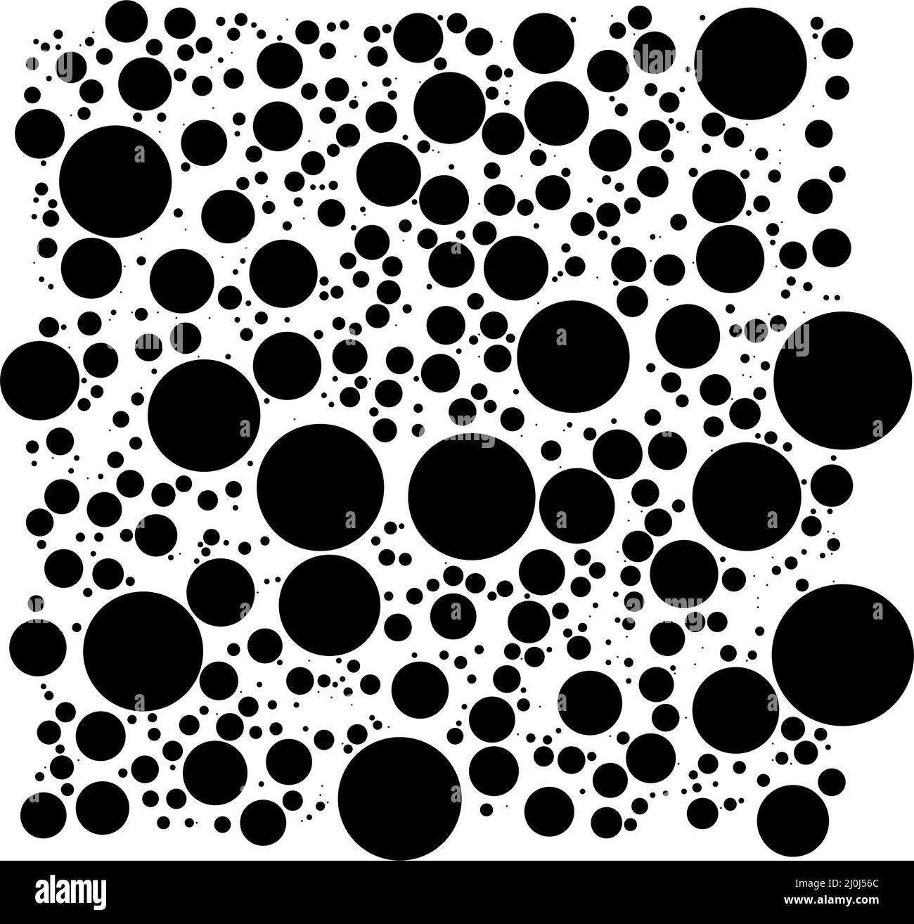Random circles vector pattern, texture - stock vector illustration ...
