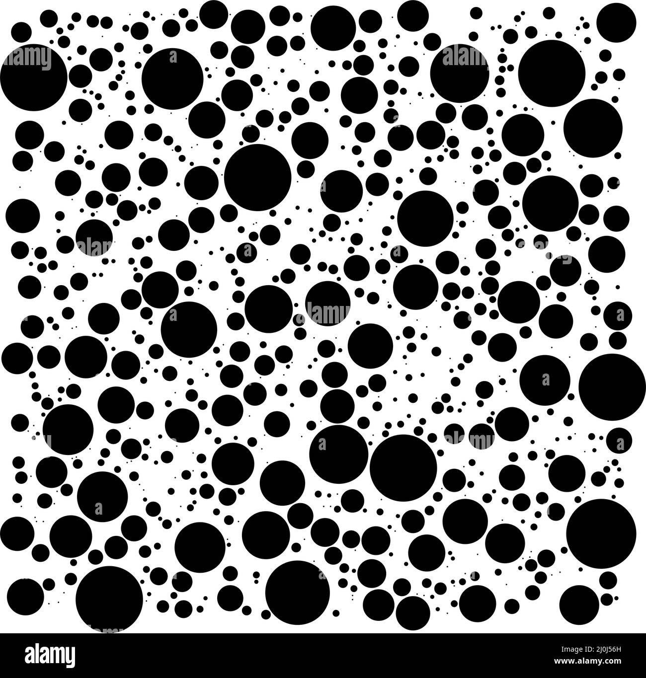 Random circles vector pattern, texture - stock vector illustration ...