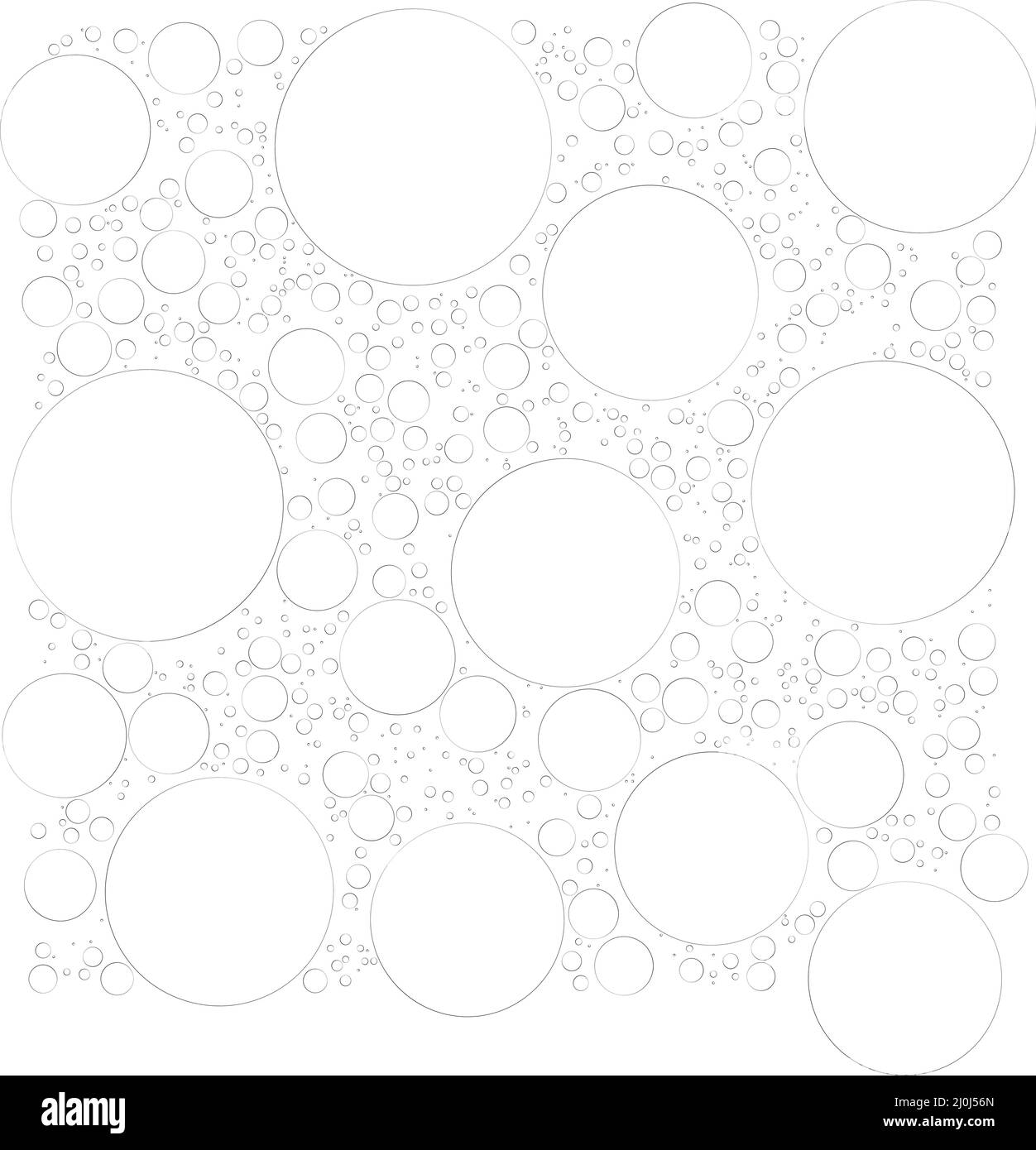 Random circles vector pattern, texture - stock vector illustration ...