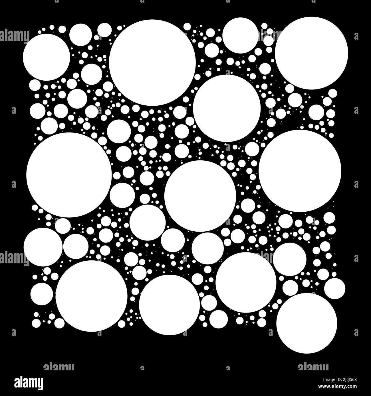 Random circles vector pattern, texture - stock vector illustration ...
