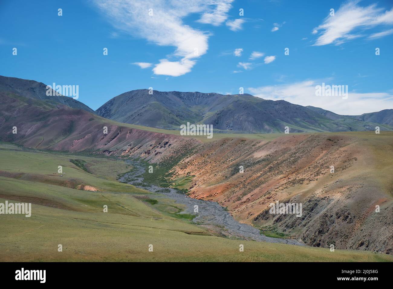 Mountain mongolian natural landscape Stock Photo - Alamy