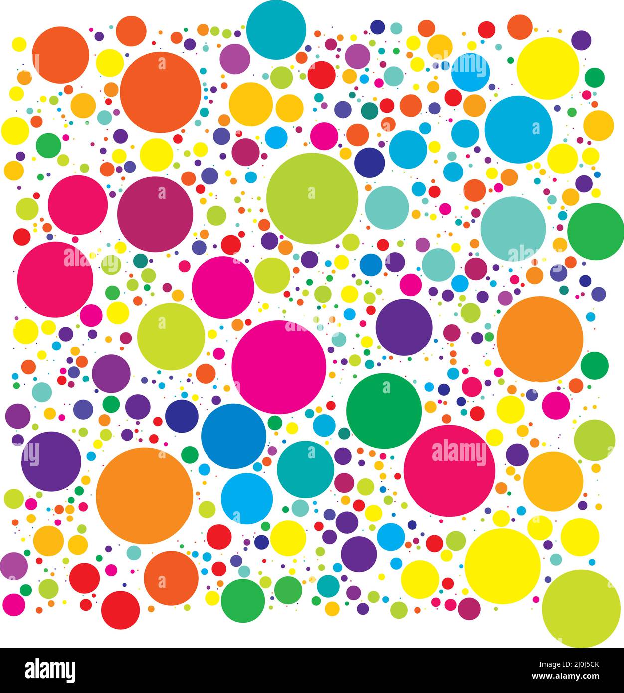 Random circles vector pattern, texture - stock vector illustration ...