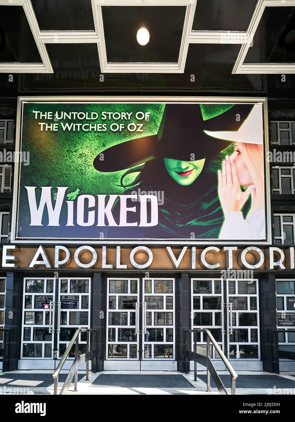 The musical Wicked at the Apollo theatre, London, England, march 2022 ...