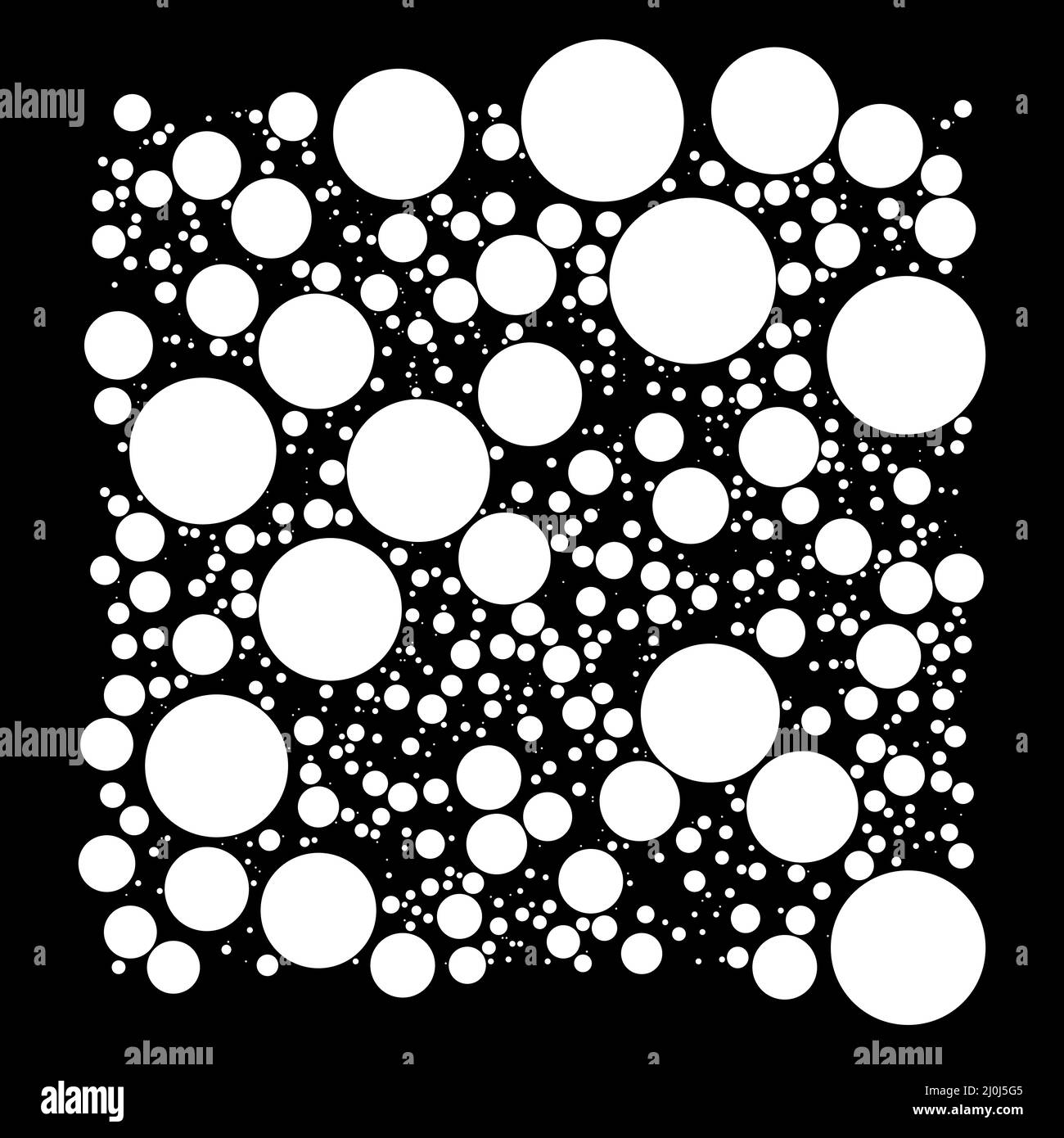 Random circles vector pattern, texture - stock vector illustration ...