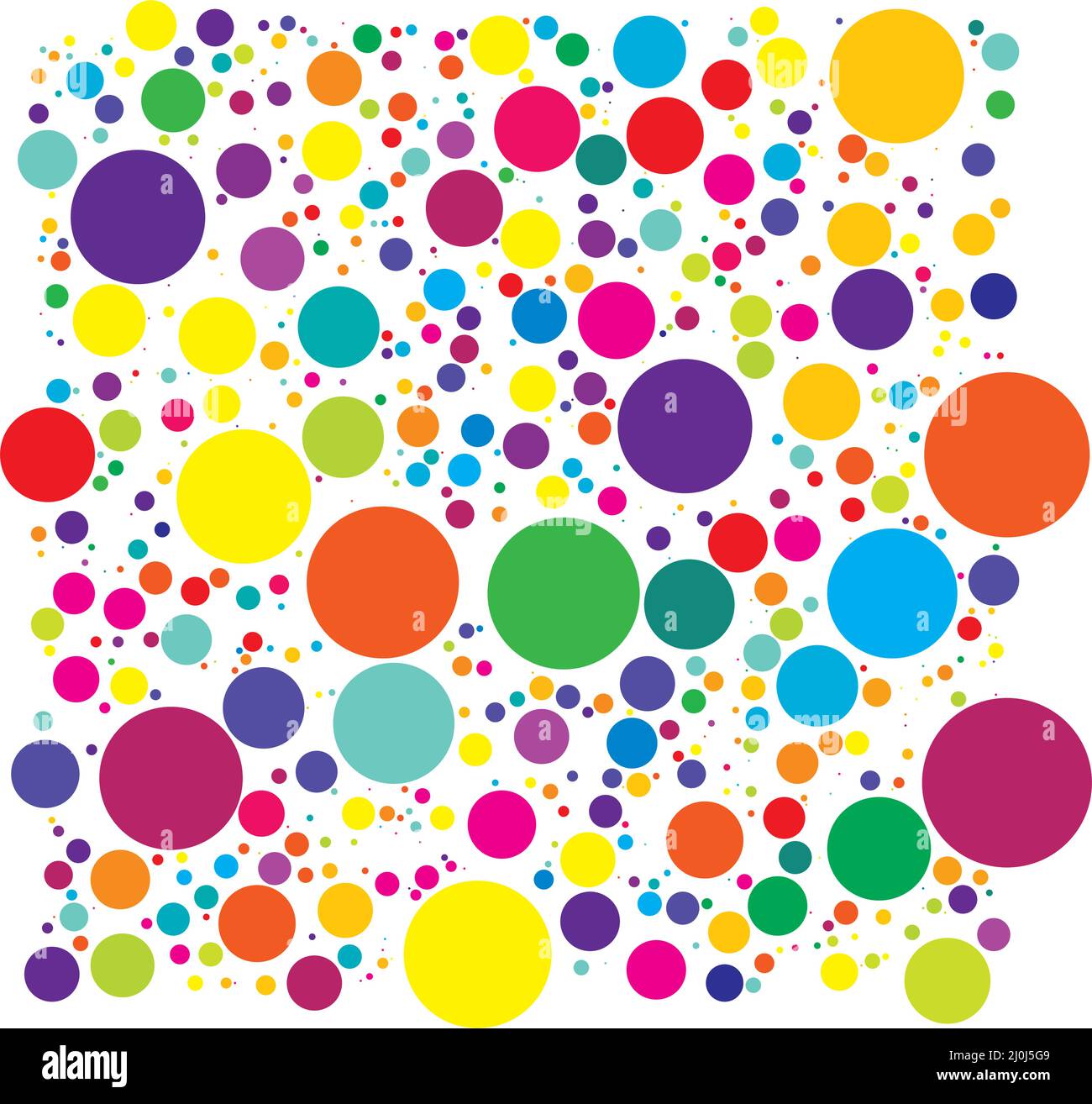Random circles vector pattern, texture - stock vector illustration ...