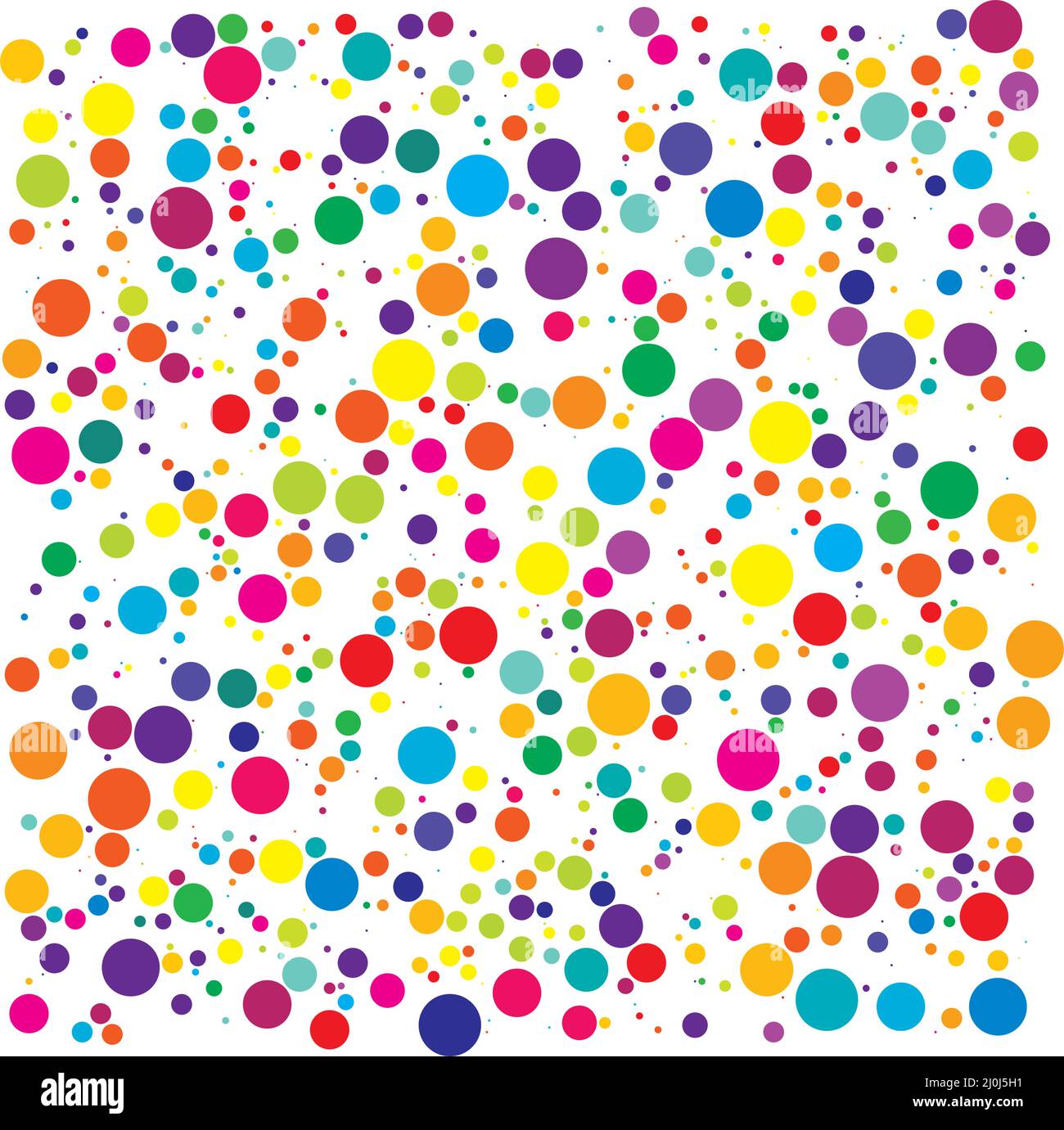 Random circles vector pattern, texture - stock vector illustration ...