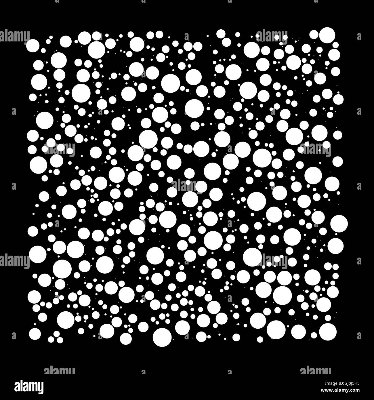 Random circles vector pattern, texture - stock vector illustration ...