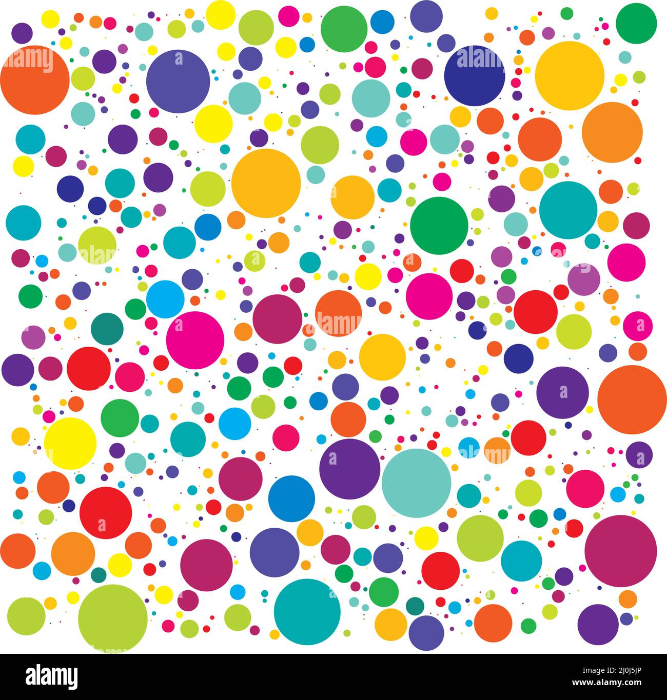 Random circles vector pattern, texture - stock vector illustration ...