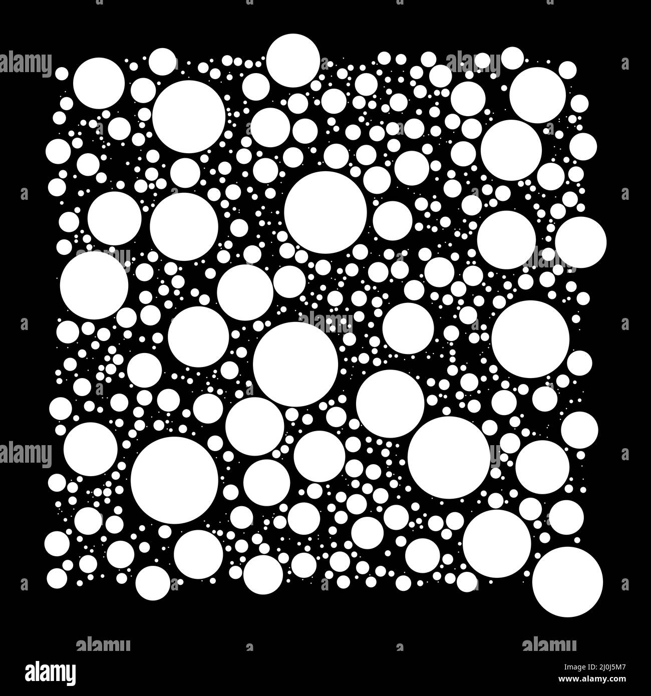 Random circles vector pattern, texture - stock vector illustration ...