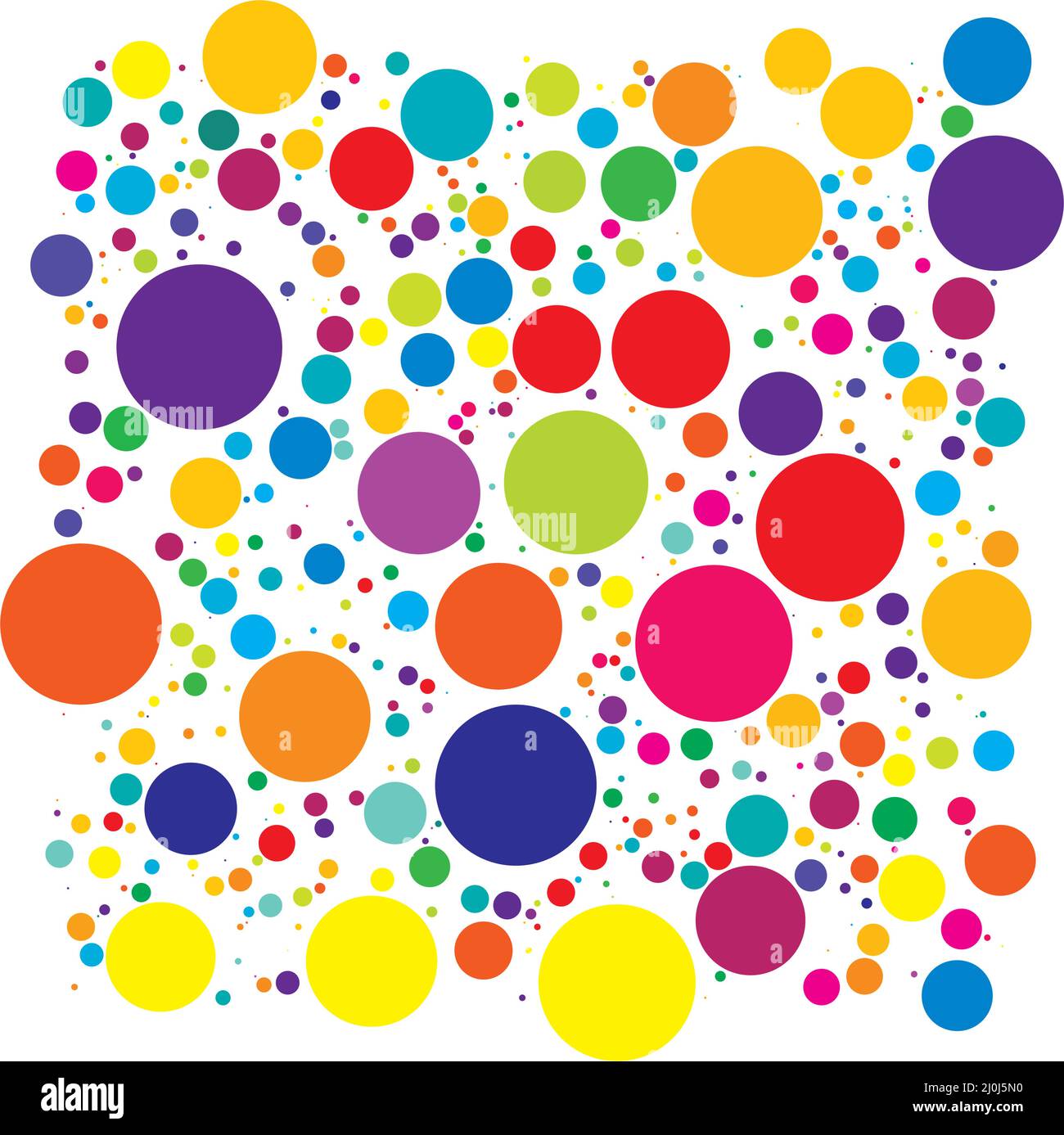 Random circles vector pattern, texture - stock vector illustration ...