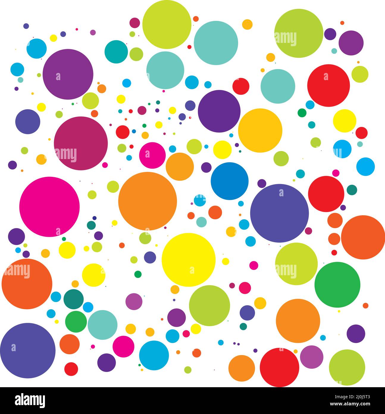 Random circles vector pattern, texture - stock vector illustration ...