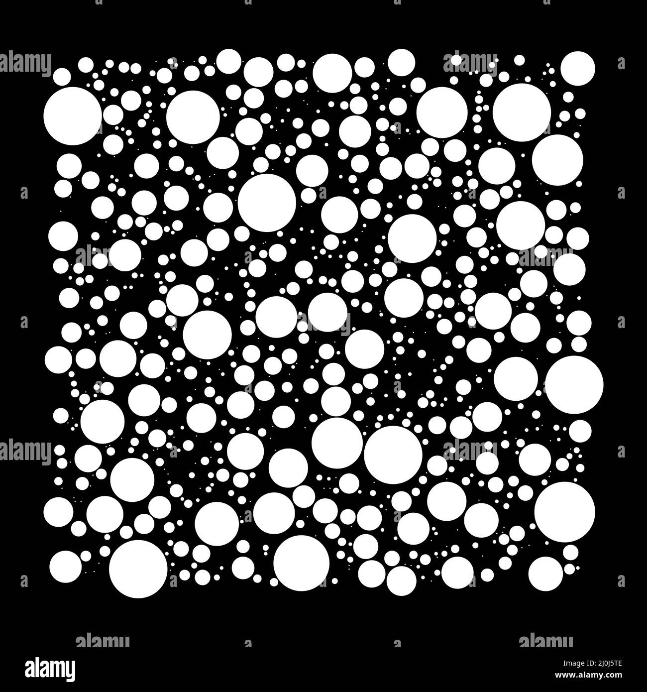 Random circles vector pattern, texture - stock vector illustration ...