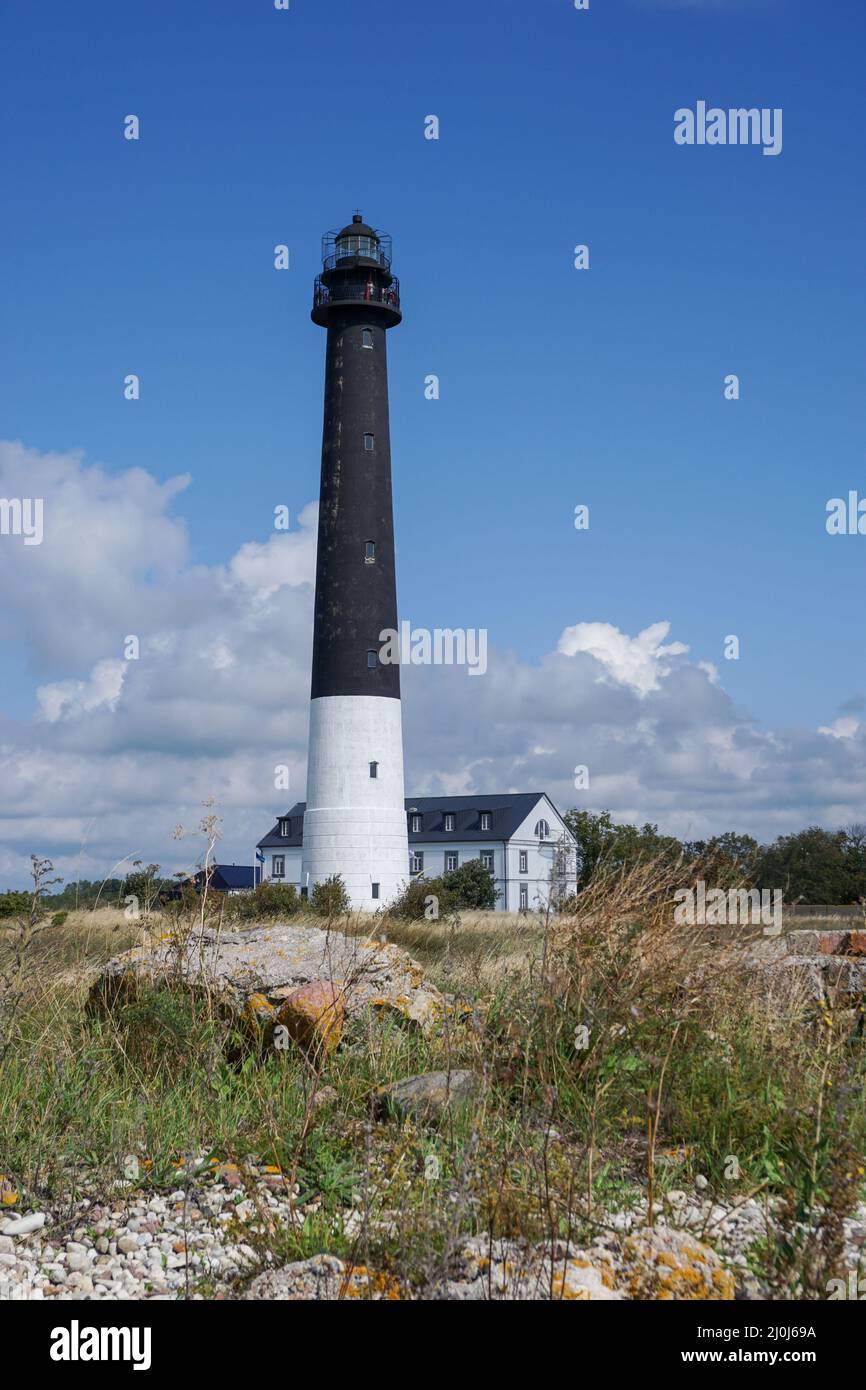 The Sorve lighthouse on Saaremaa Island of Estonia Stock Photo - Alamy
