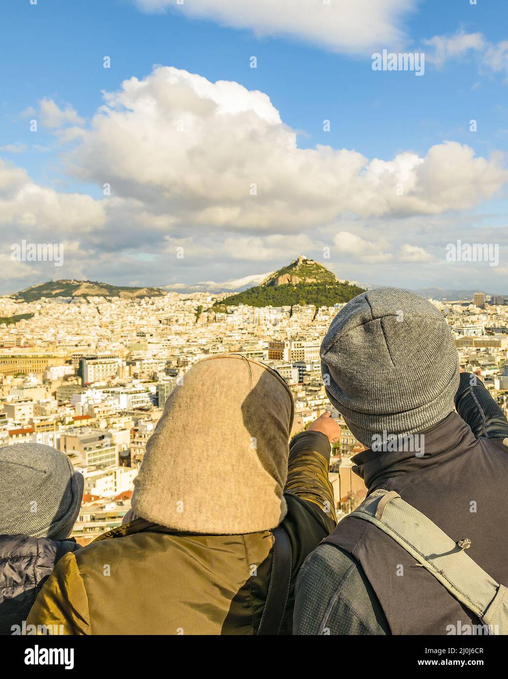 Athens Aerial Landscape, Greeece Stock Photo - Alamy